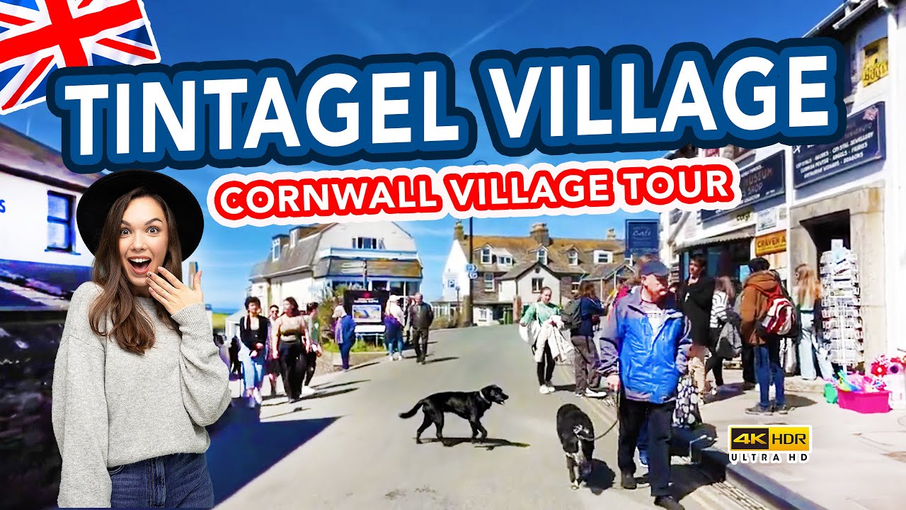 TINTAGEL VILLAGE CORNWALL | Full village tour of Tintagel Cornwall - YouTube