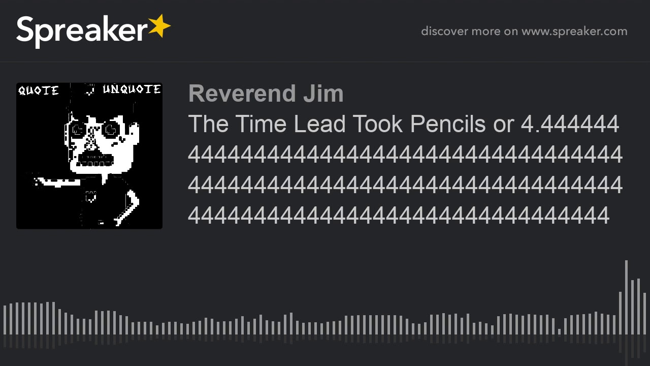 The Time Lead Took Pencils or 4. ...