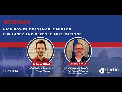 Bertin Alpao Webinar : High Power DM for Defense and Laser Applications ...