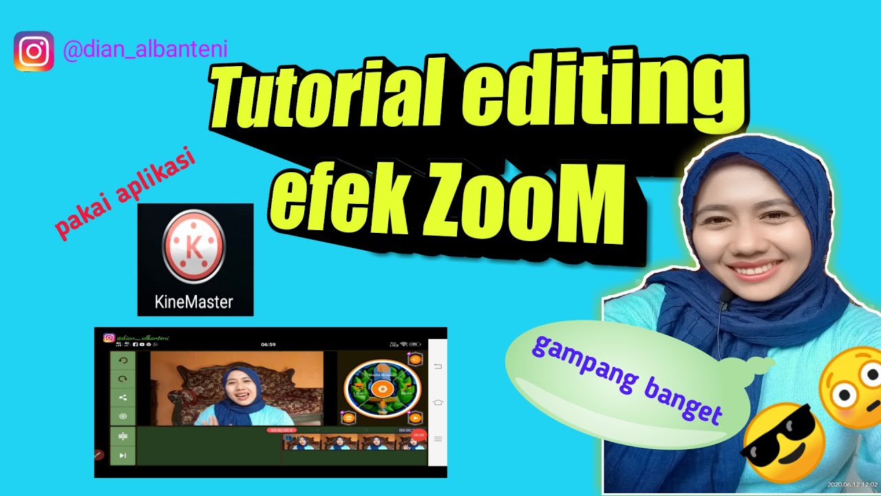 CARA EDIT EFEK ZOOM DI VIDEO PAKE HP | #Kinemaster - YouTube