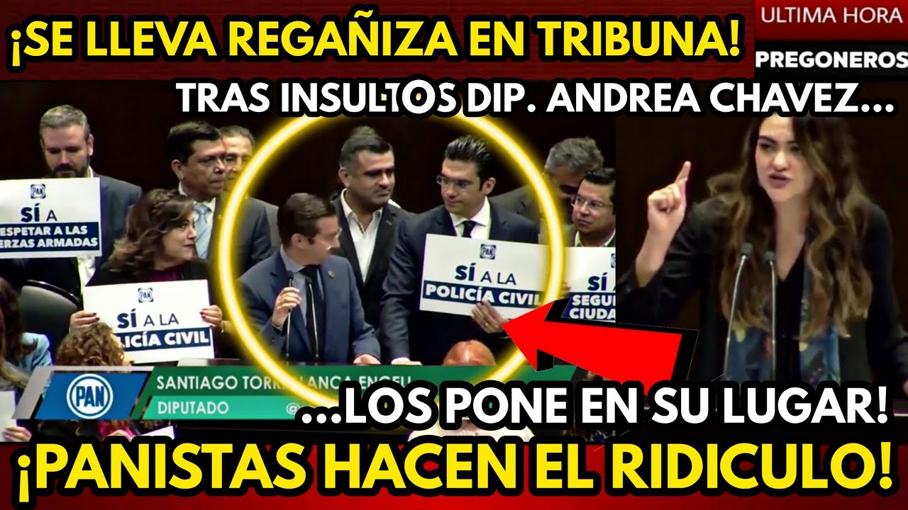 ¡SE LLEVA REGAÑIZA EN TRIBUNA! ¡PANISTAS LEPEROS HACEN EL RIDICULO ...