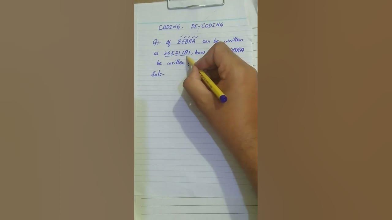 Coding De Coding Maths Mathematics Mathtrick Logicalreasoning Professorzim Codingdecoding