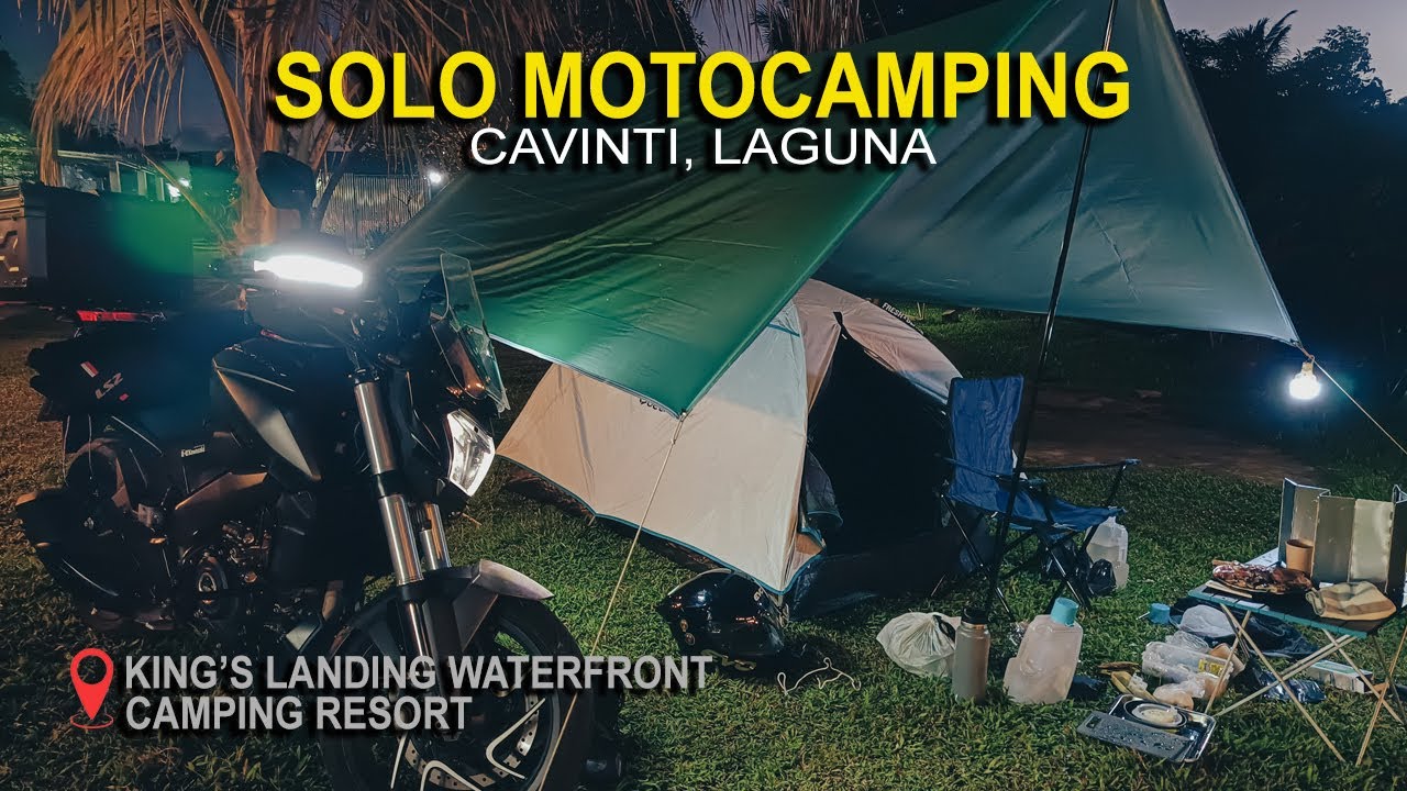 FIRST SOLO MOTOCAMPING | Cavinti, Laguna | Lake Lumot | King's Landing ...