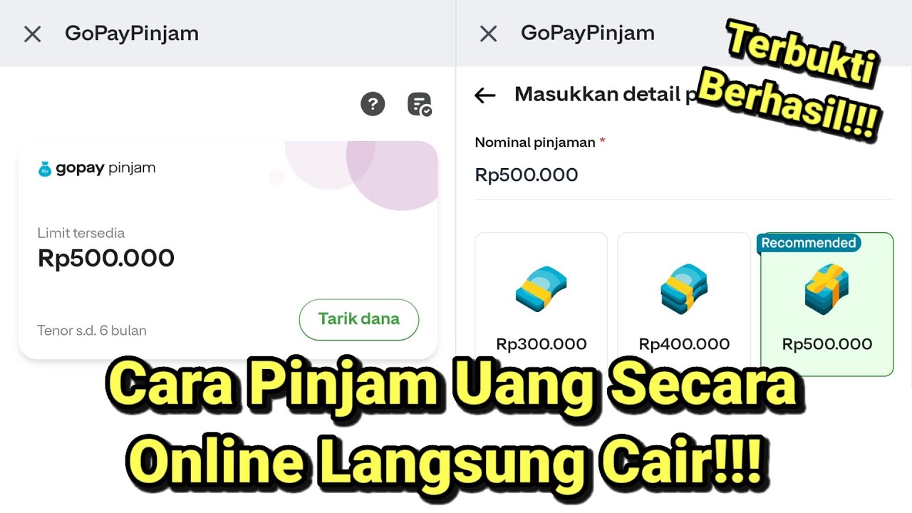 Cara Pinjam Uang di GoPay Langsung Cair - Pinjaman Online Langsung Cair ...
