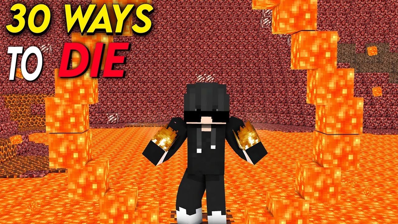 Easiest Ways To Die In Minecraft [30 WAYS TO DIE] - YouTube