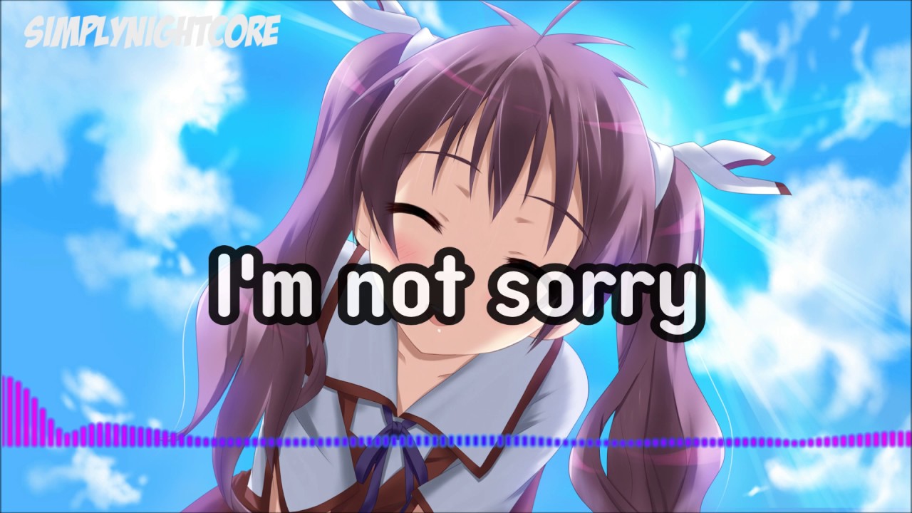 NIghtcore - Sorry Not Sorry (lyrics) - YouTube