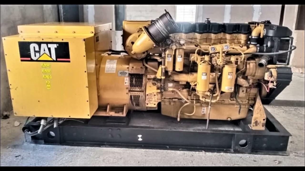 Caterpillar C18 Marine generator (60 hz) (532 KVA) - YouTube