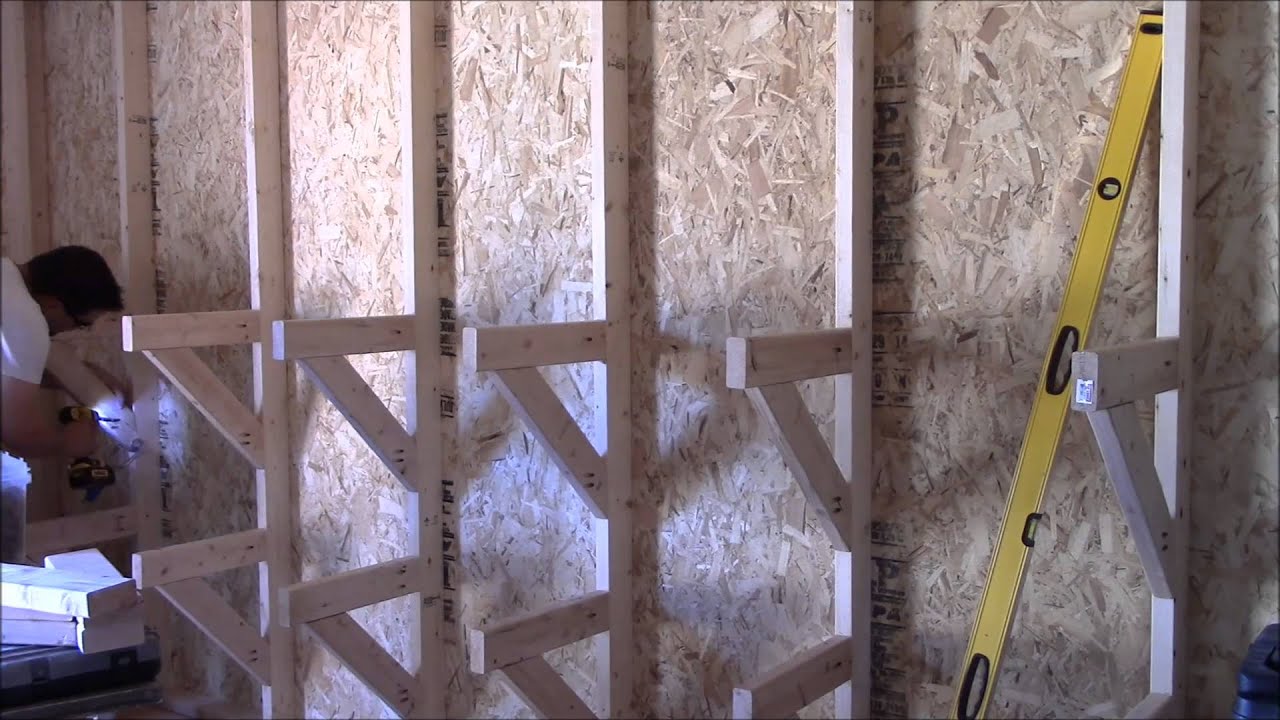 Easy Made Lumber Rack - YouTube