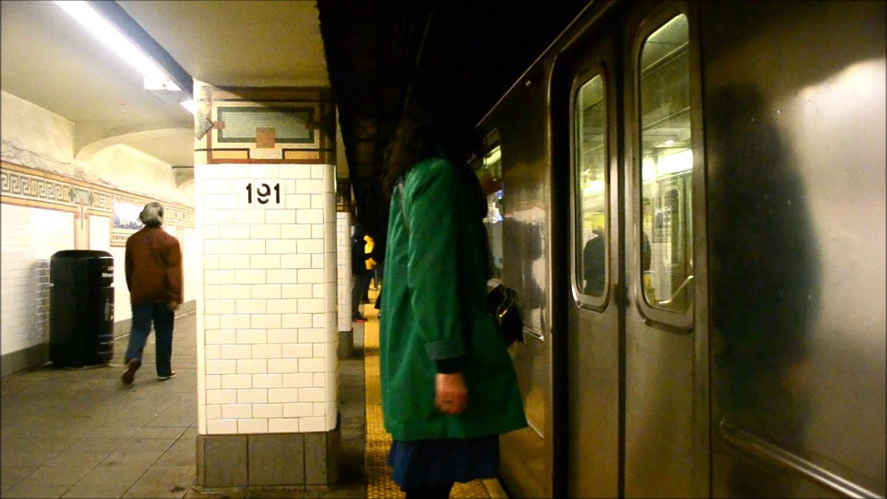 1 Train at 191st Street - YouTube