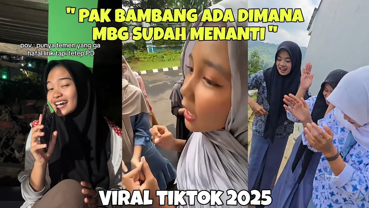 TREND PAK BAMBANG ADA DIMANA SI MARSYA NYARI PAK BAMBANG MBG SUDAH ...