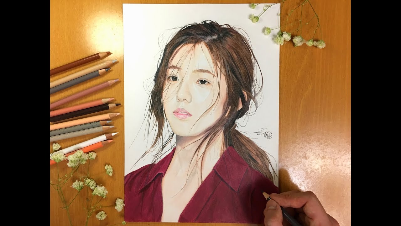 Speed drawing︱Drawing Irene@Red Velvet - YouTube