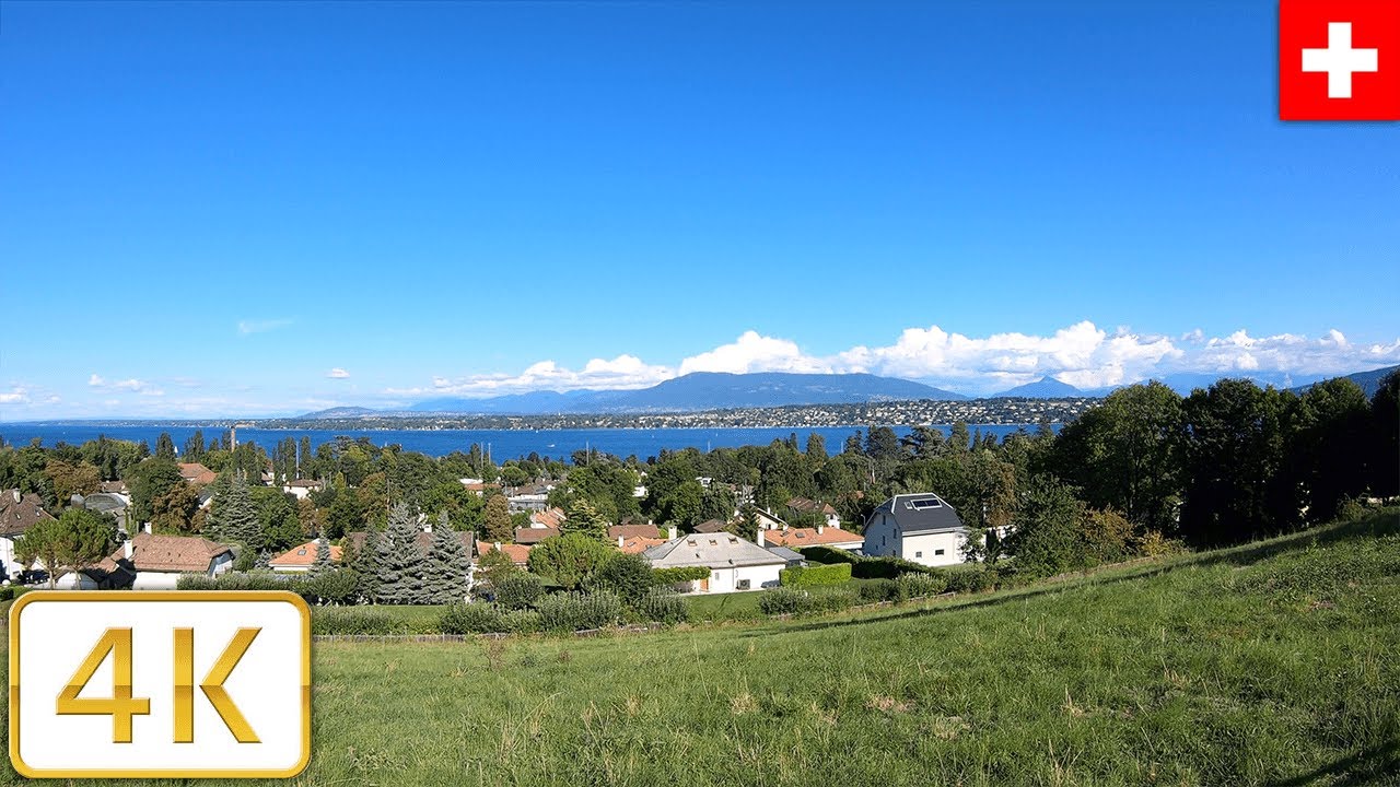 Chambésy in Geneva, Switzerland | Summer 2021【4K】 - YouTube