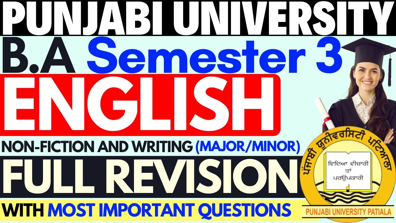 Non Fiction Writing | Major English Semester 3 | Minor English Sem 3 ...