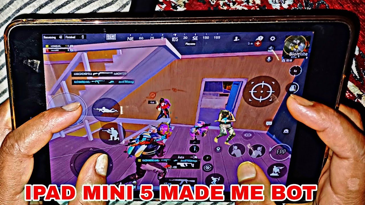 IPAD MINI 5 MADE ME BOT 🔥 Five Finger Controls With Full Gyro ,Samsung ...
