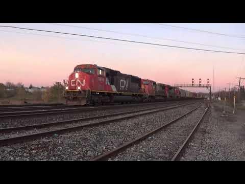 CN 5655, CN 2166 And CN 2925 Paris, ON - YouTube