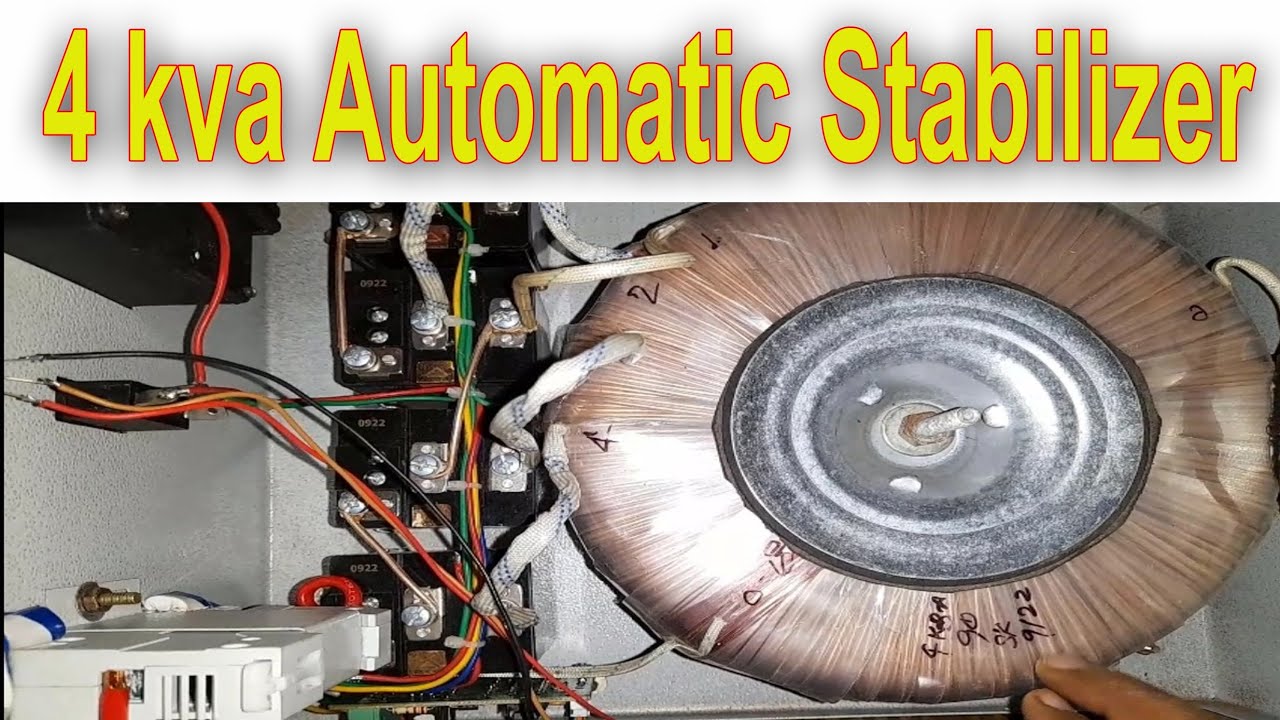 4kva automatic voltage stabilizer || toradol transformer stabilizer ...