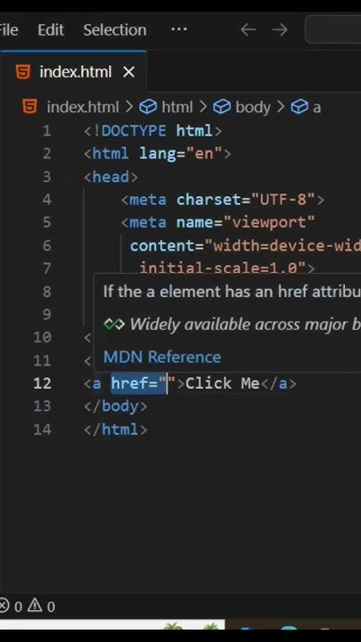 Anchor Tags In HTML || Complete HTML Course For Beginner #26 #viral #shorts #trending #html ...
