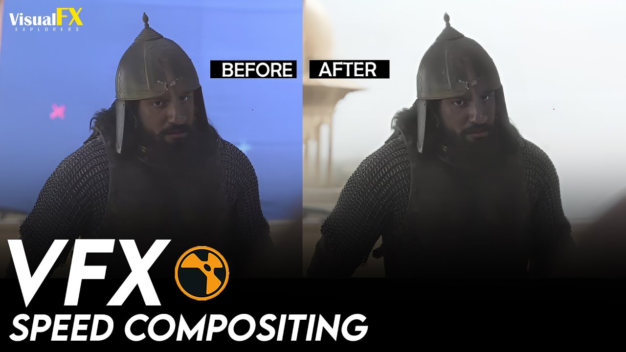 Chhaava Movie VFX Shot Nuke Compositing | Before & After VFX Breakdown ...