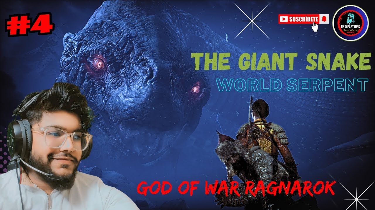 The giant snake..🫨🫨🐍 | God of war Ragnarok Bangla Gameplay | Atreus ...