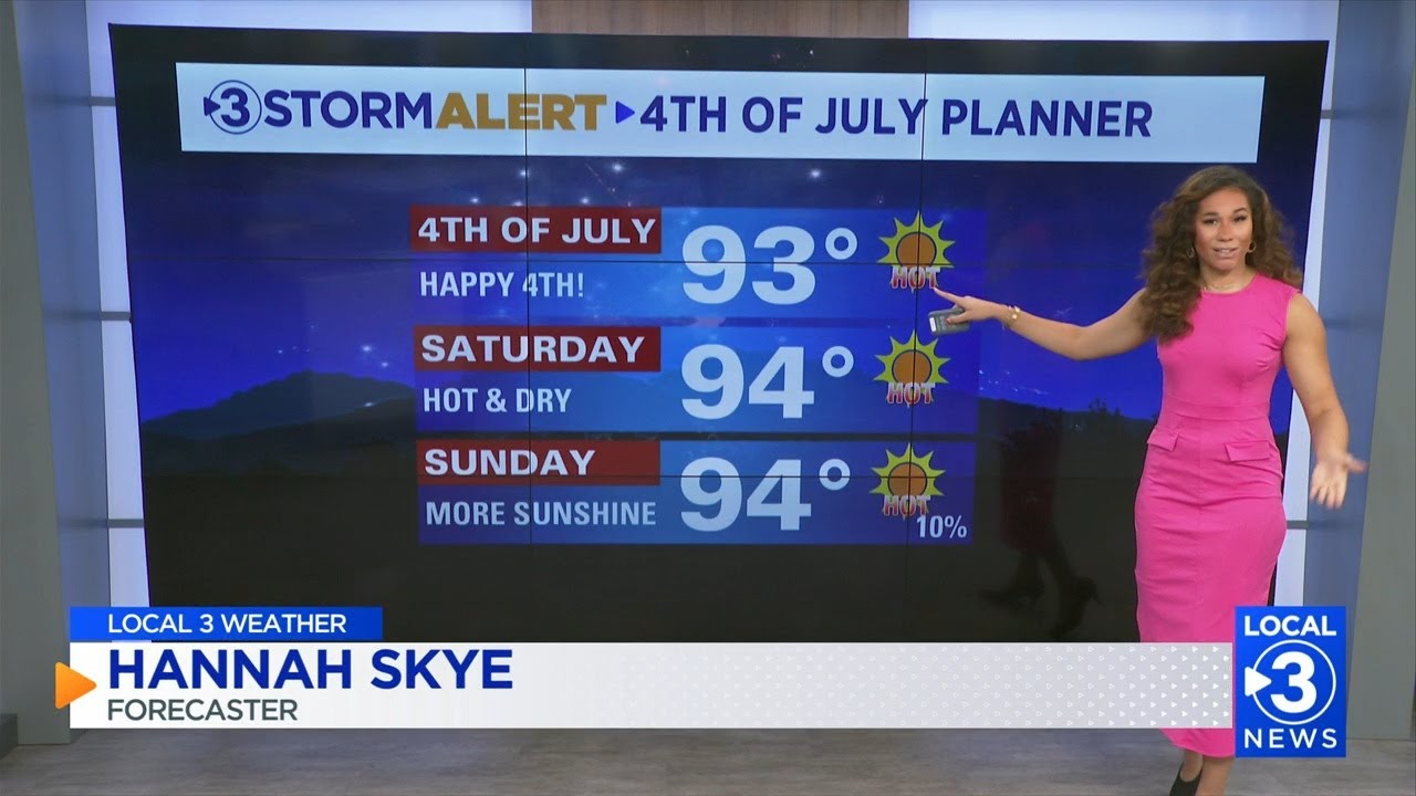 Hannah Skye's midday weather - YouTube