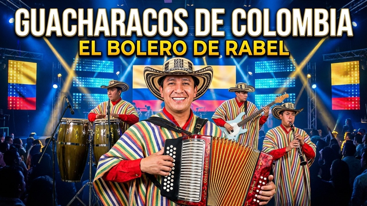 LO NUEVO DE LOS Guacharacos de Colombia CUMBIA DEL El BOLERO DE RABEL ...