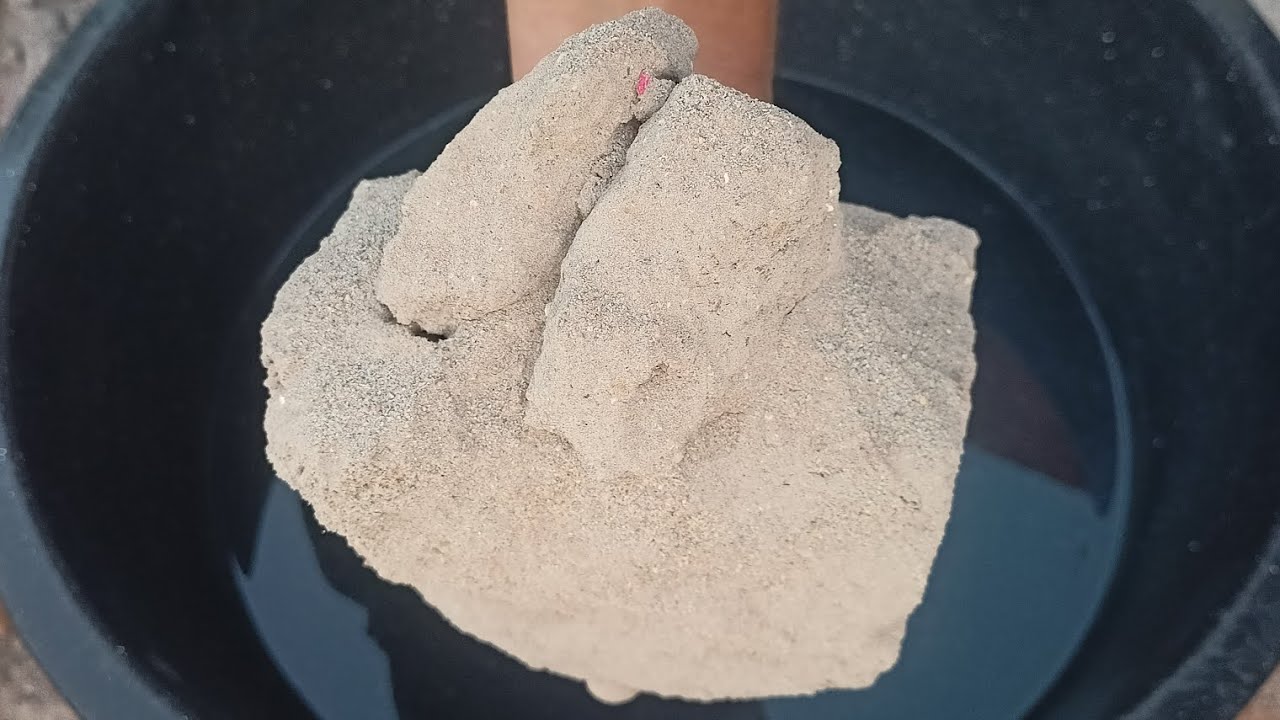 ASMR Very satisfying 😍 Soothing Gritty Sand Chunks Crumble on Lots Of ...