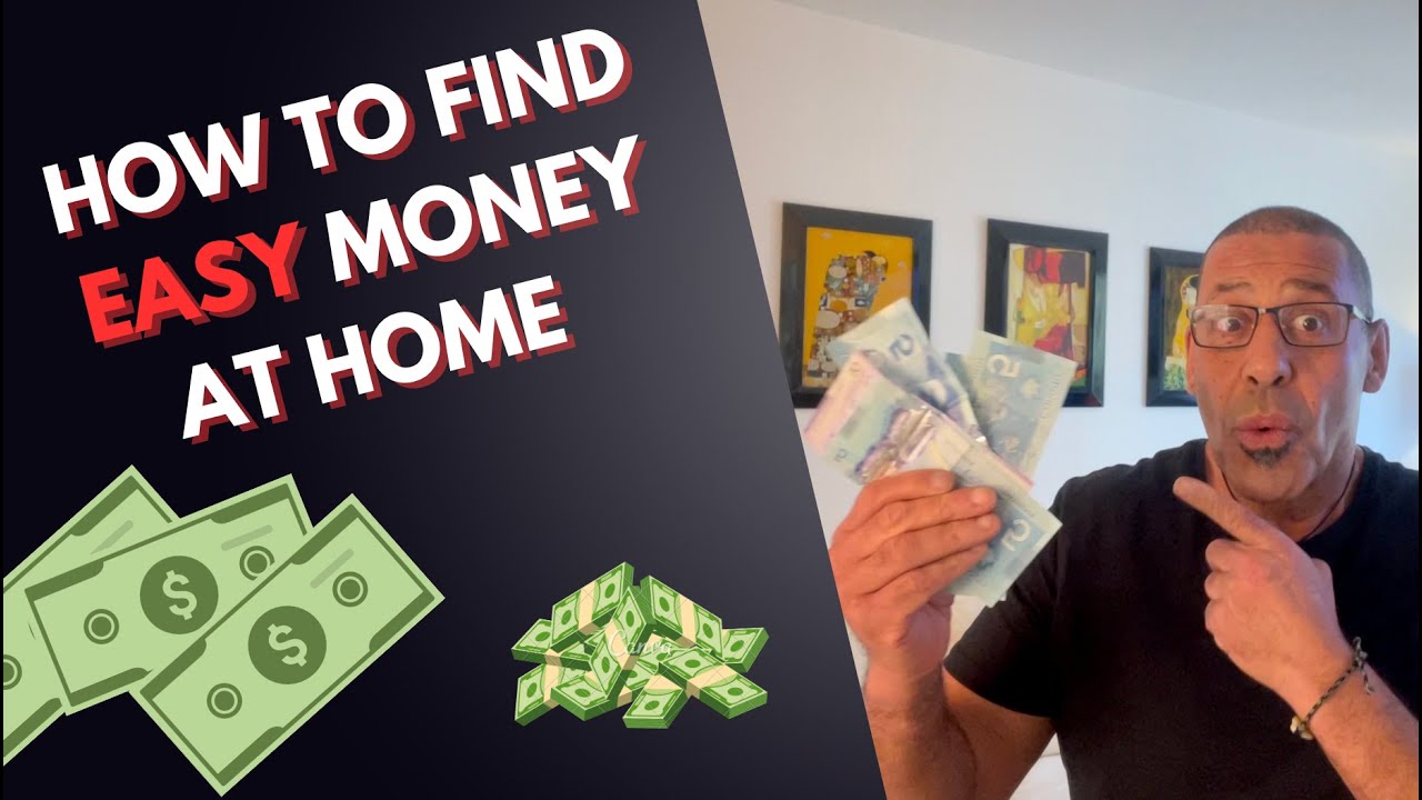 How To Find Easy Money At Home - YouTube