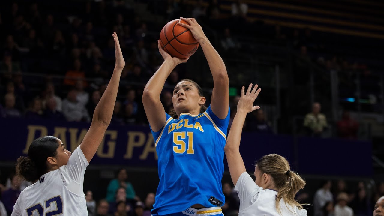 Highlights - Lauren Betts - UCLA W. Basketball's Versatile Big - YouTube