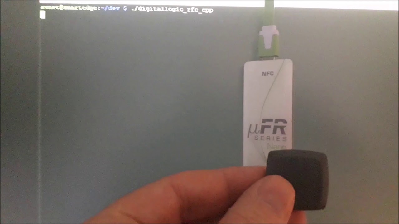 NFC: Digital Logic µFR Nano Smart Card reader with C++ - - YouTube