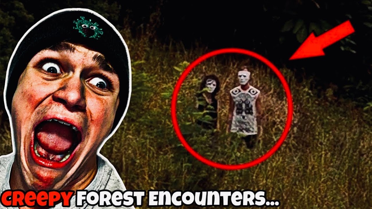Reacting To 6 Creepy Forest Encounters Caught On Camera.... - YouTube