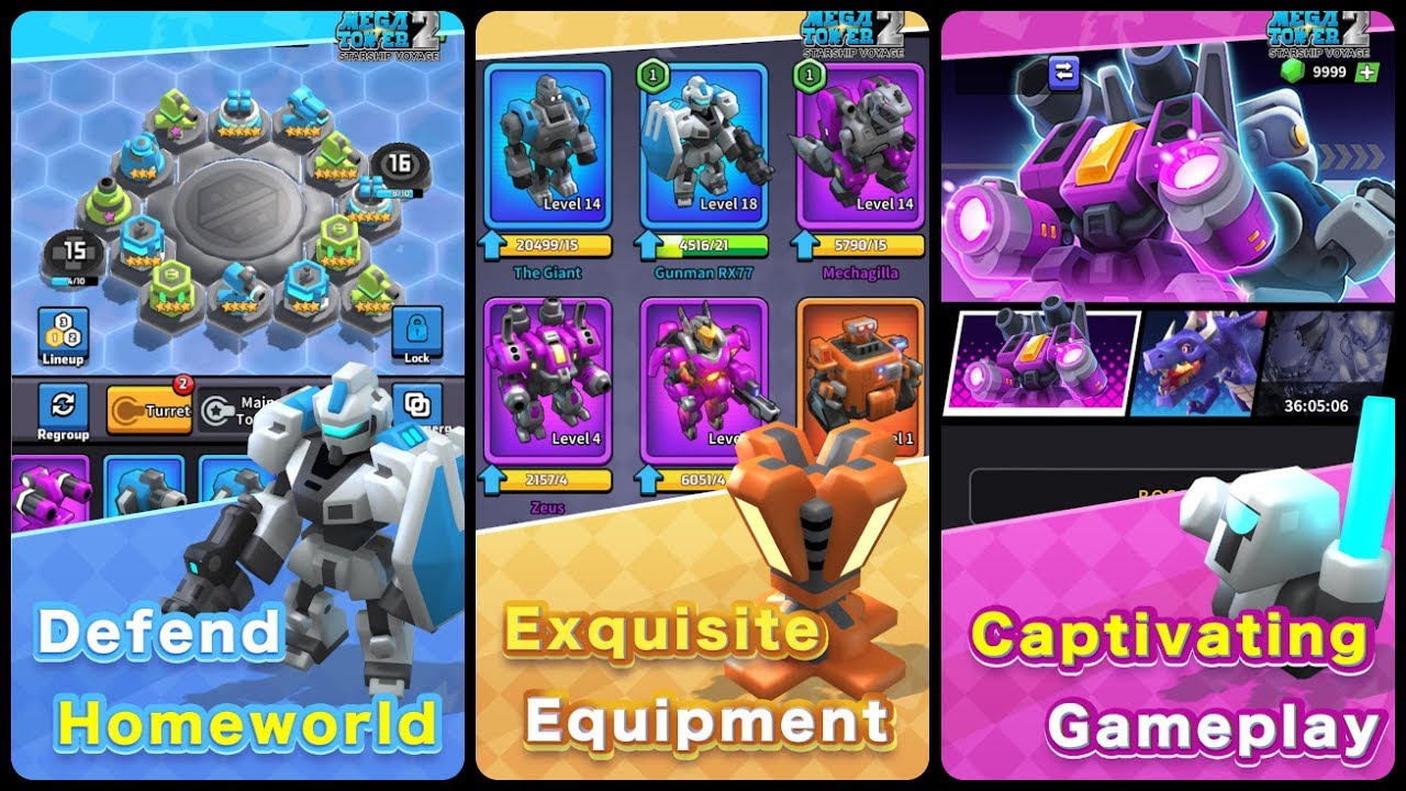 Mega Tower 2: Starship Voyage Game Android Gameplay - YouTube
