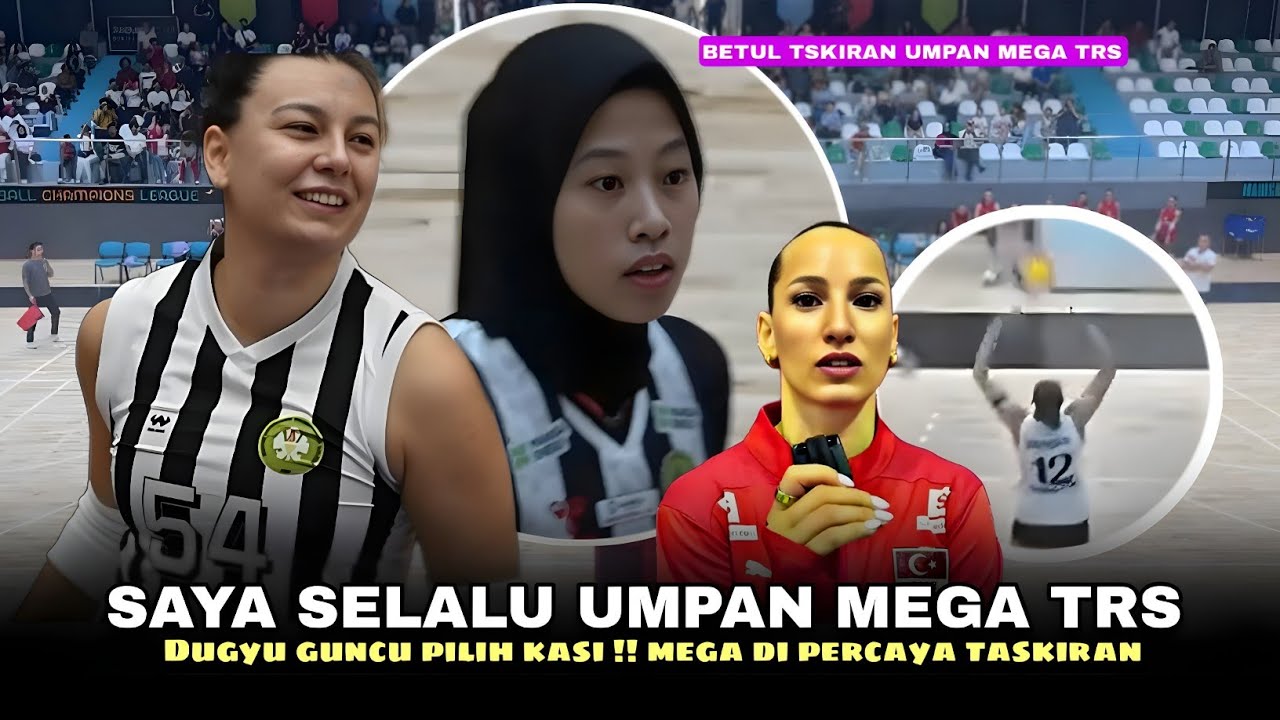 SAYA GA PILA PILIH SEPERTI DULU👆kemampuan mega di percaya setter betul taskiran🥶update voli ...