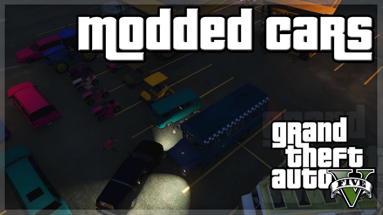GTA V - "Modded Cars?" w/ KSI, Behzinga, Miniminter, Vikkstar, Zerkaa ...