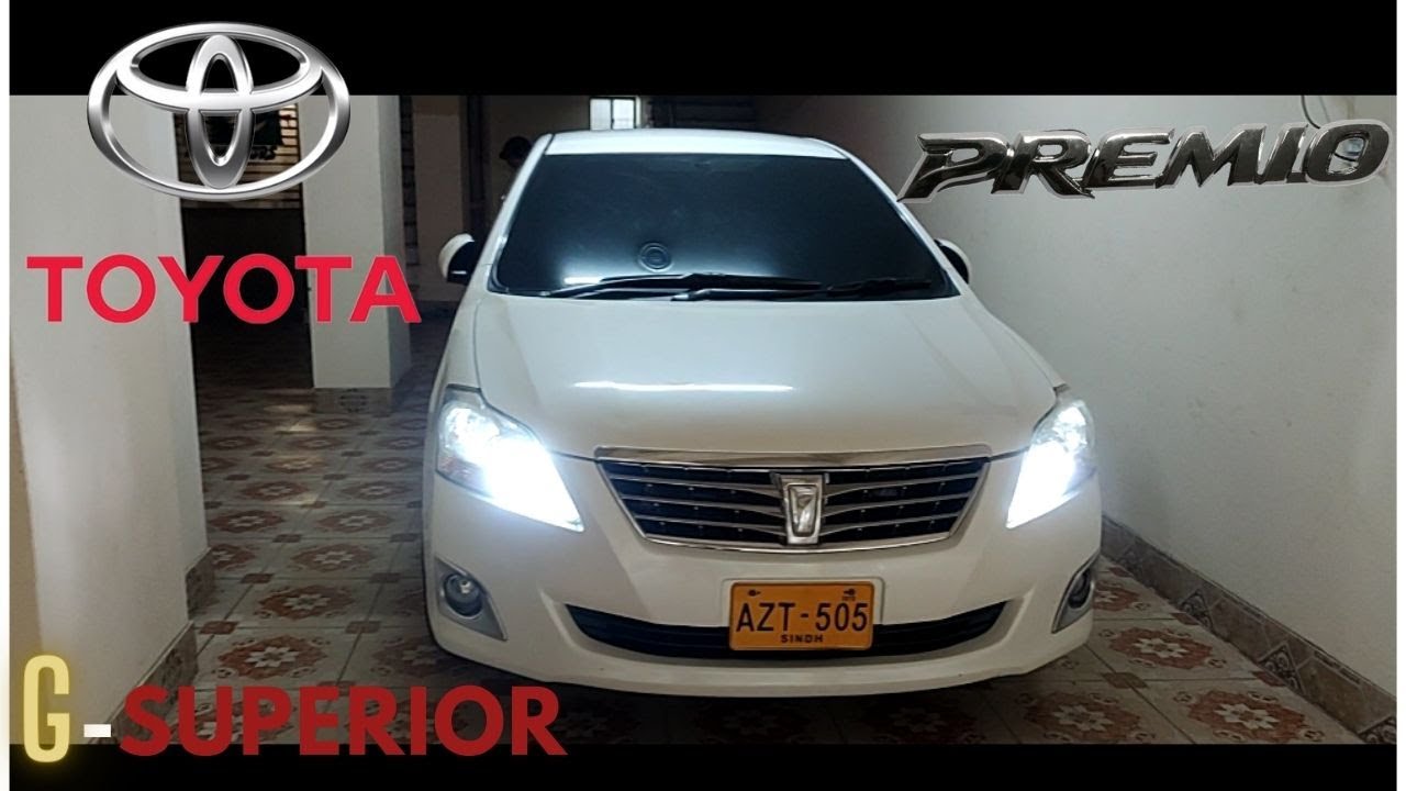 Toyota Premio G superior 2010 walkaround review | car spot - YouTube