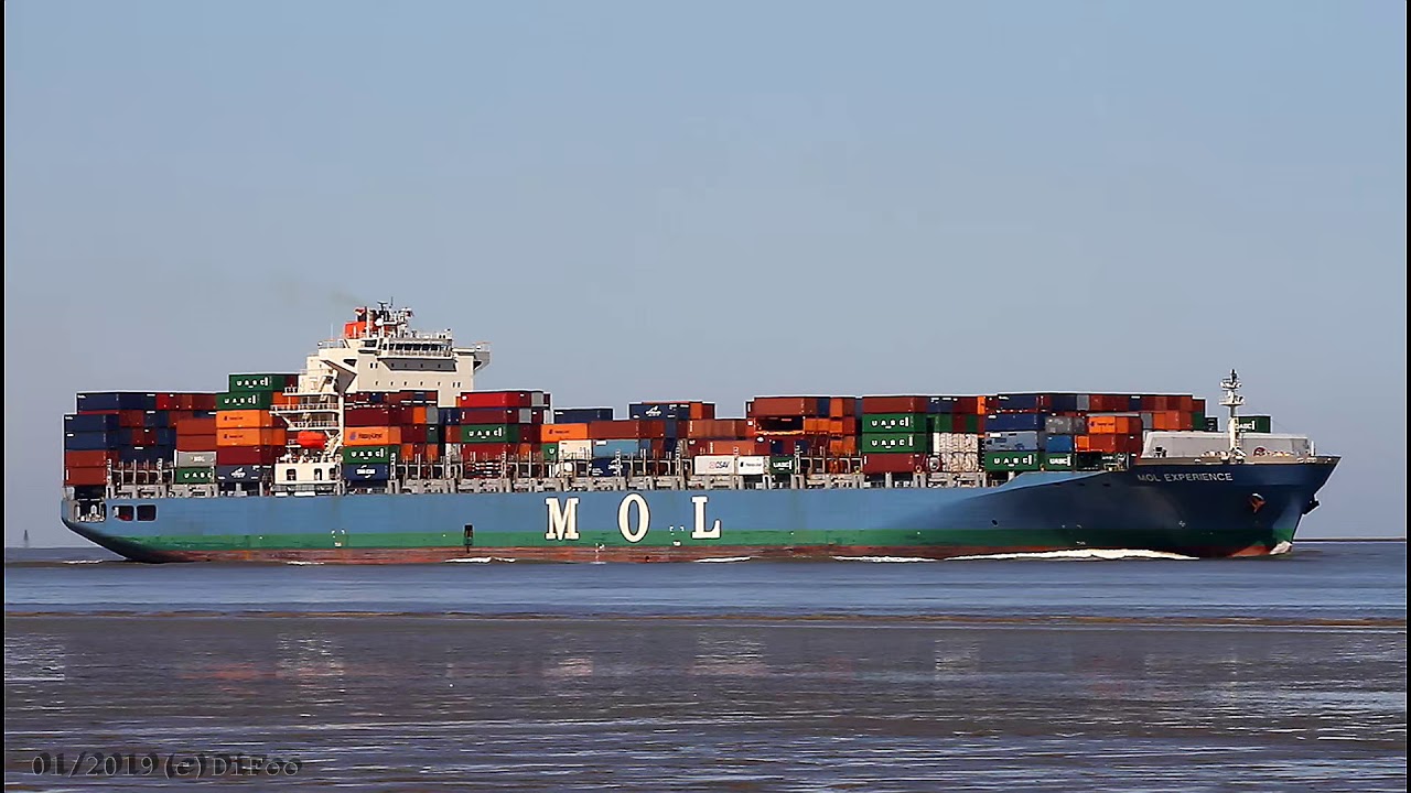 MOL EXPERIENCE - Shipspotting Germany 🇩🇪 IMO 9333838 - River Elbe near ...