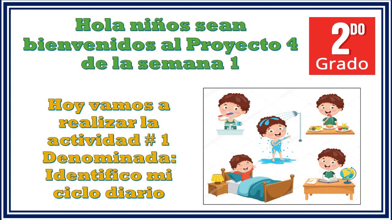 (Segundo grado) Semana 24 actividad # 1- Identifico mi ciclo diario ...