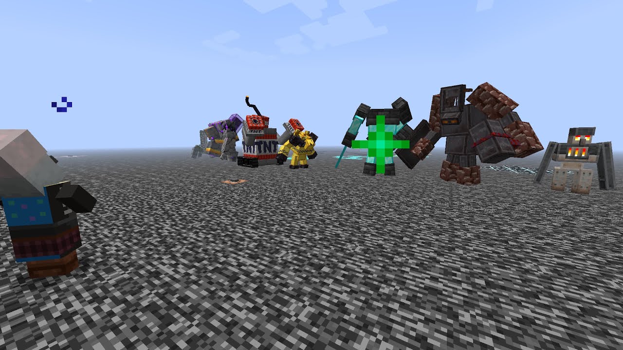 Magispeller vs Golemania Minecraft Mob Battle - YouTube