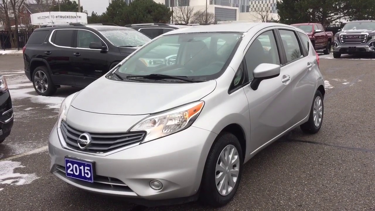 Pre Owned 2015 Nissan Versa Note Silver Oshawa ON Stock #B12391 - YouTube
