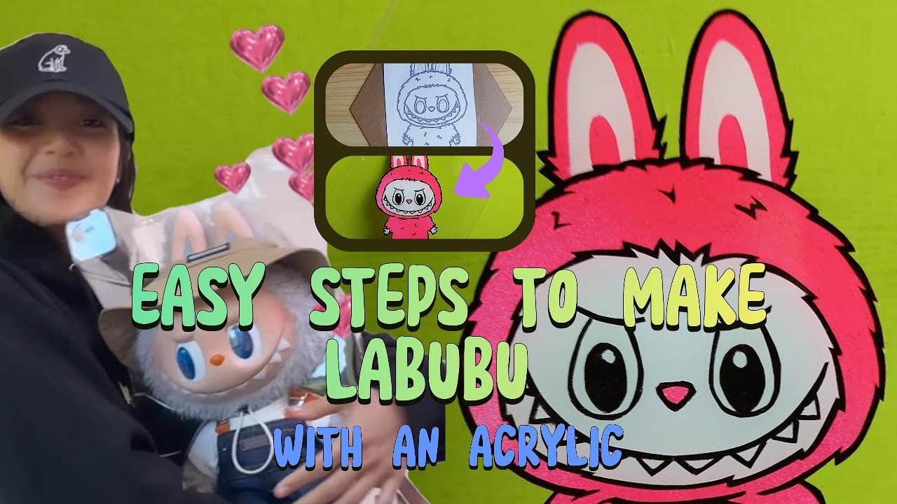 Only Need 40 Minutes to Make LABUBU with an Acrylic - YouTube