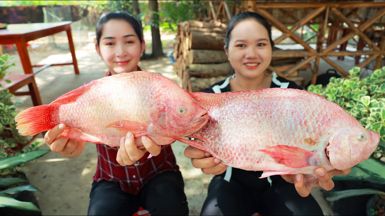Red fish frying is my family favorite food - We fried red fish eating ...