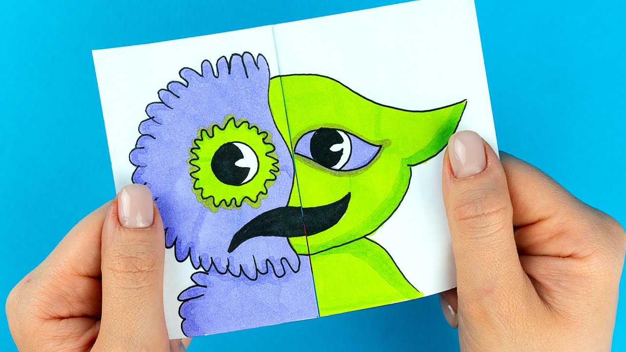 Drawing JESTER Transformation Paper Craft | GARTEN OF BANBAN - YouTube