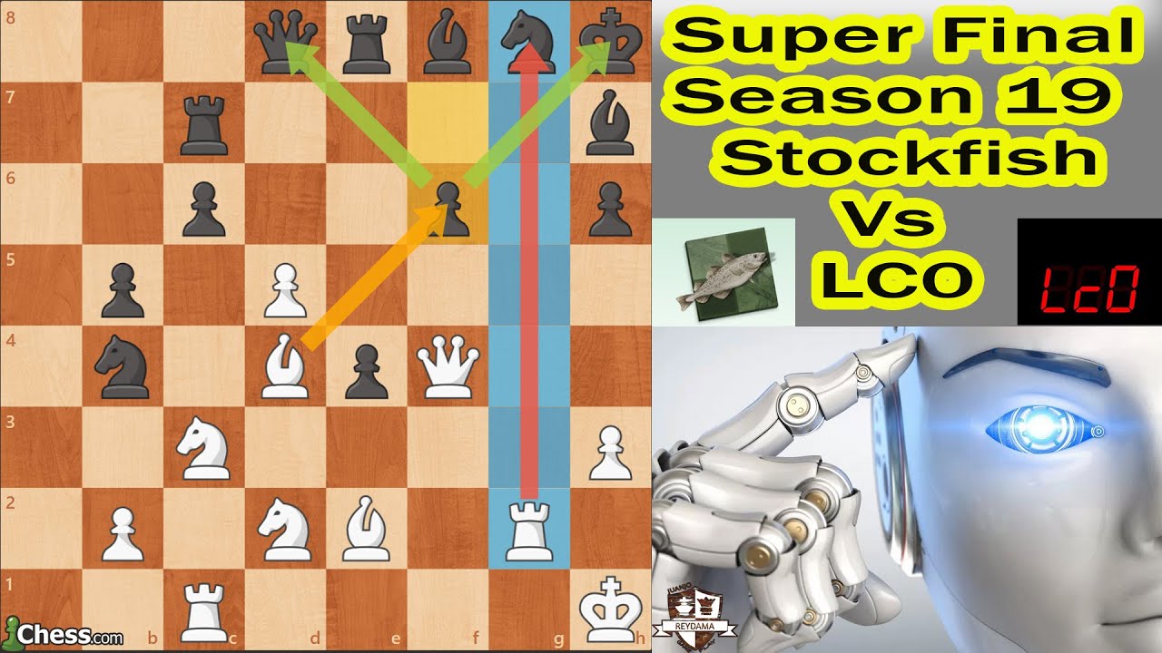 Superfinal de Súper MÁQUINAS Stockfish VS LC0 Top Chess Engine ...