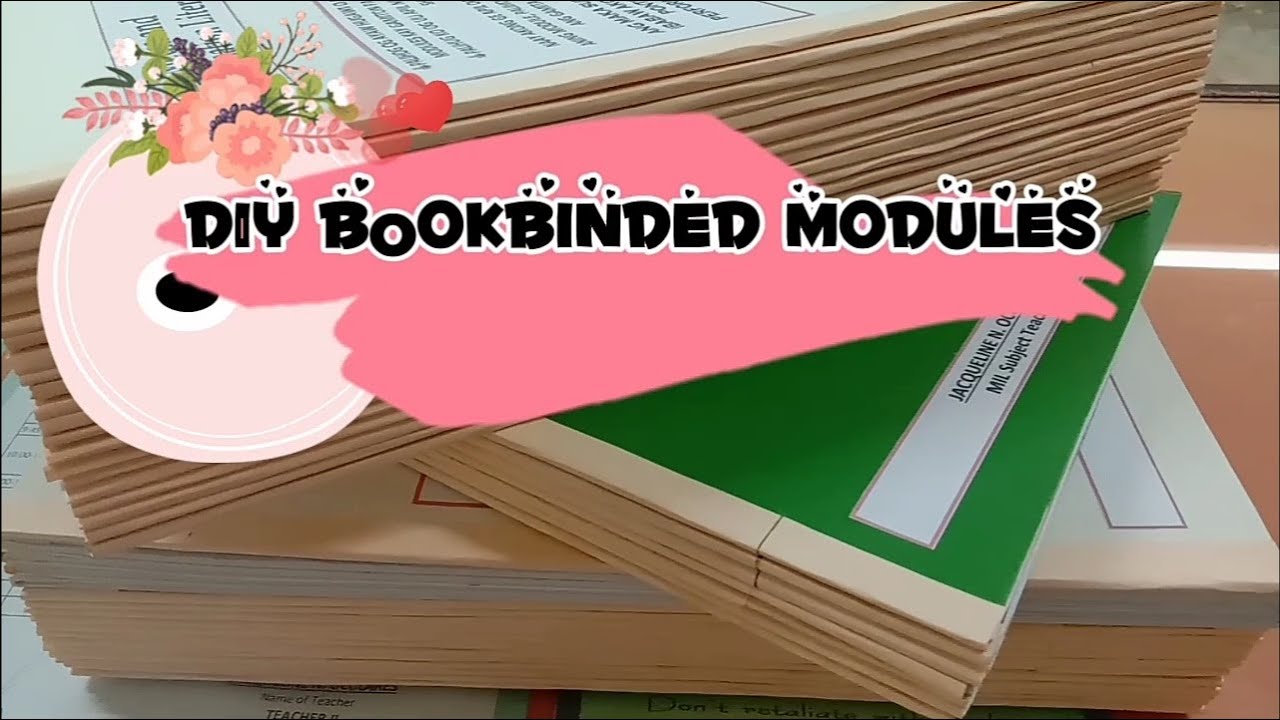 DIY BOOKBINDED MEDIA & INFORMATION LITERACY MODULES | RECYCLED | ZERO ...