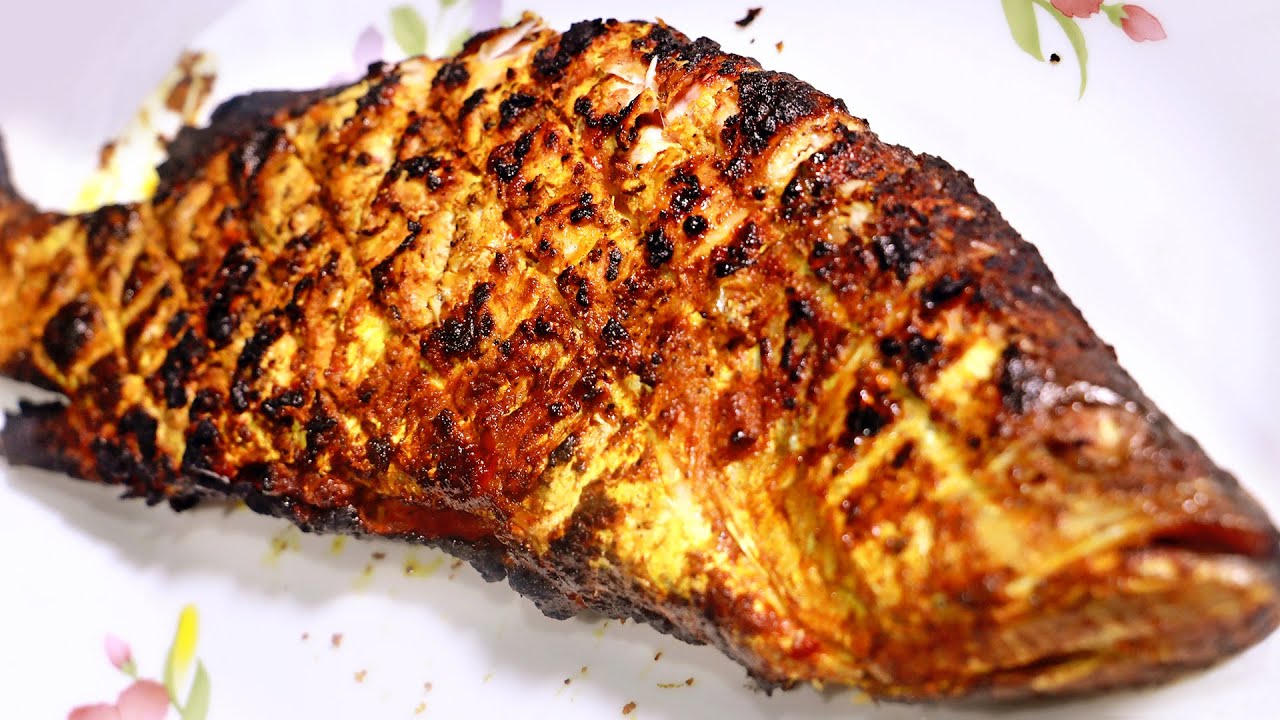 Coral fish barbecue gas stove | কোরাল মাছের বারবিকিউ গ্যাসের চুলায় ...