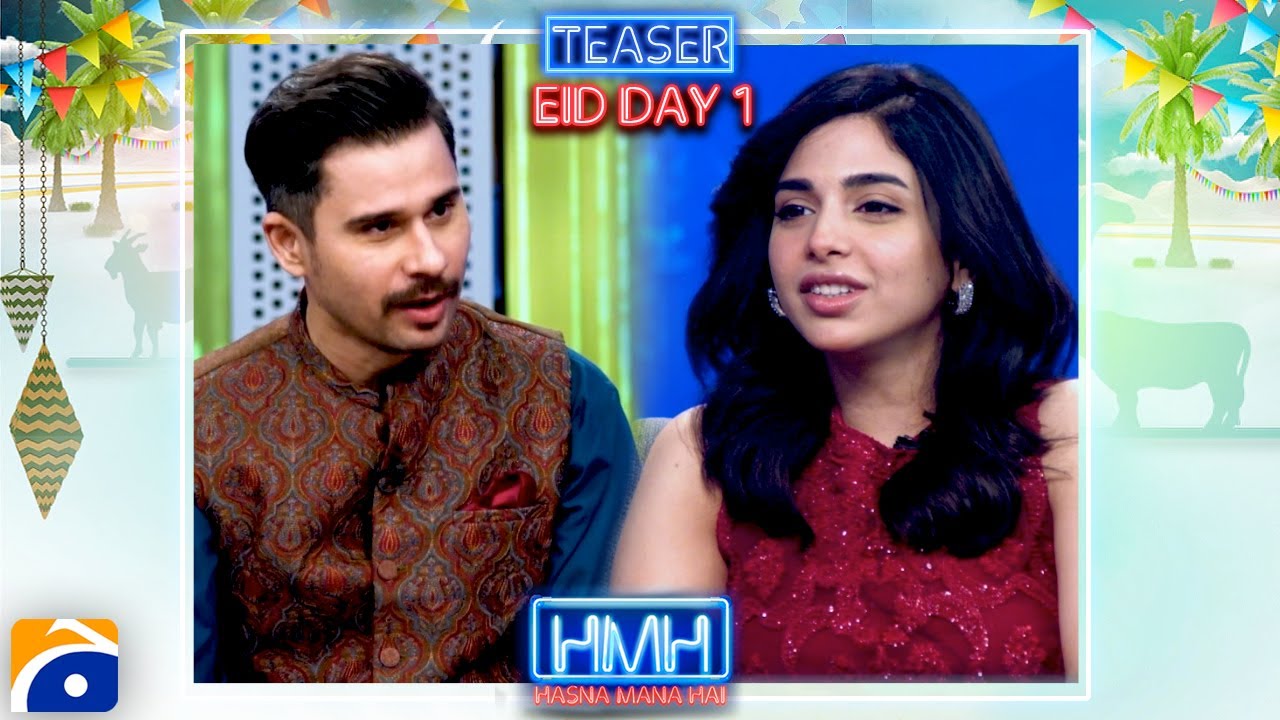 Watch Deemak movie cast in Hasna Mana Hai on Eid Day 1 only on @geonews ...