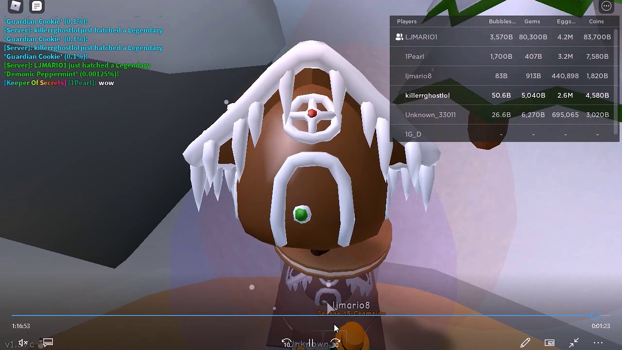 HATCHING A GINGERBREAD SHARD ON CAMERA (bgs update66) - YouTube