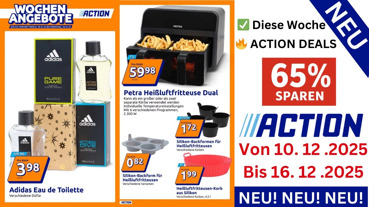 🔥 Action Angebote Prospekt gültig von 10.–16.12.25 | Mega Schnäppchen ...