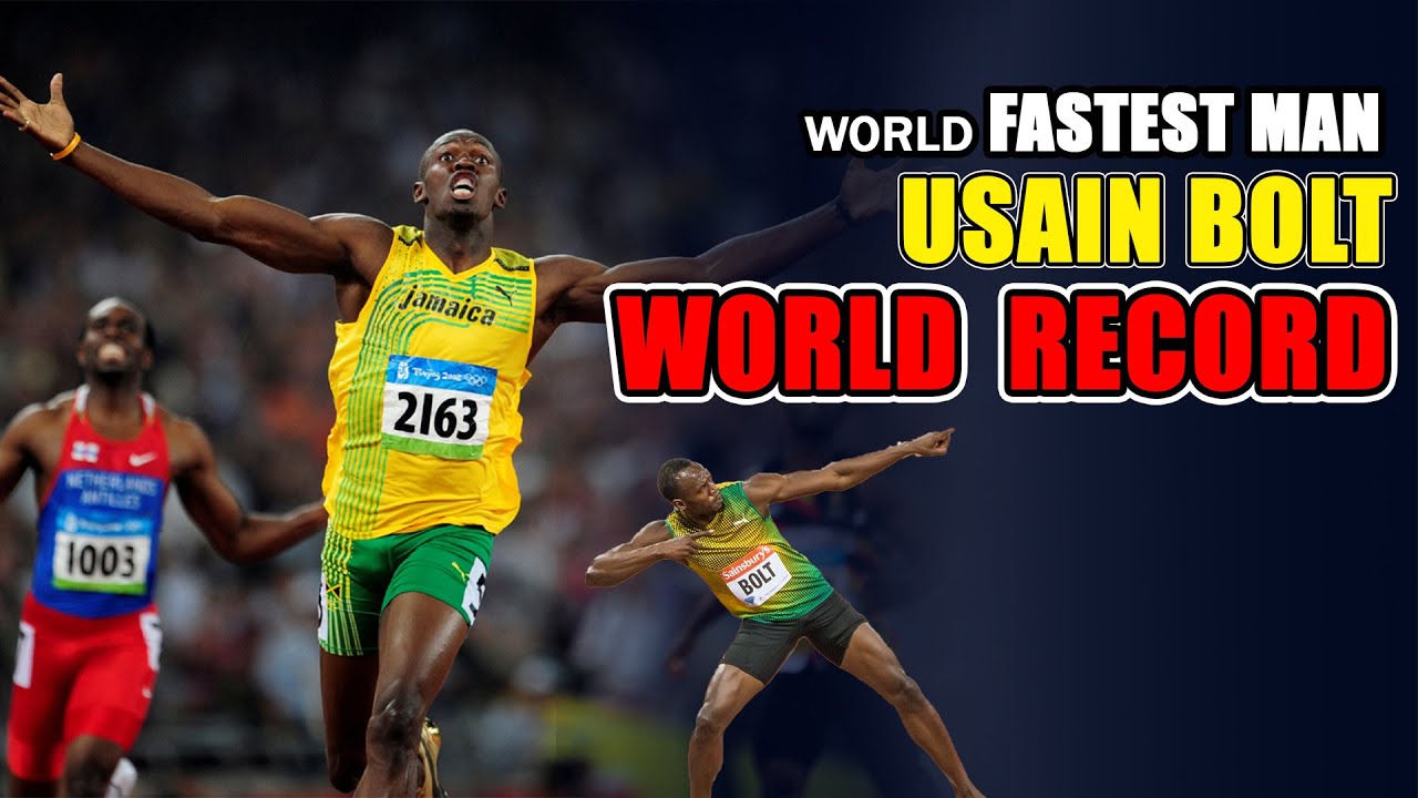 Usain Bolt: The Fastest Man Alive – A Look at His 100m Records # ...