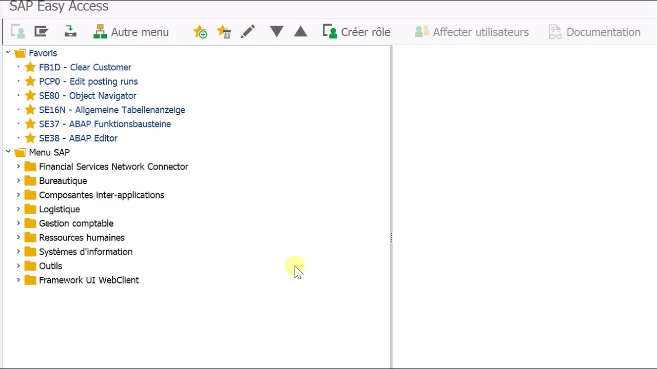 SAP : SU56 vérifier objet autorisation sur son utilisateur - YouTube