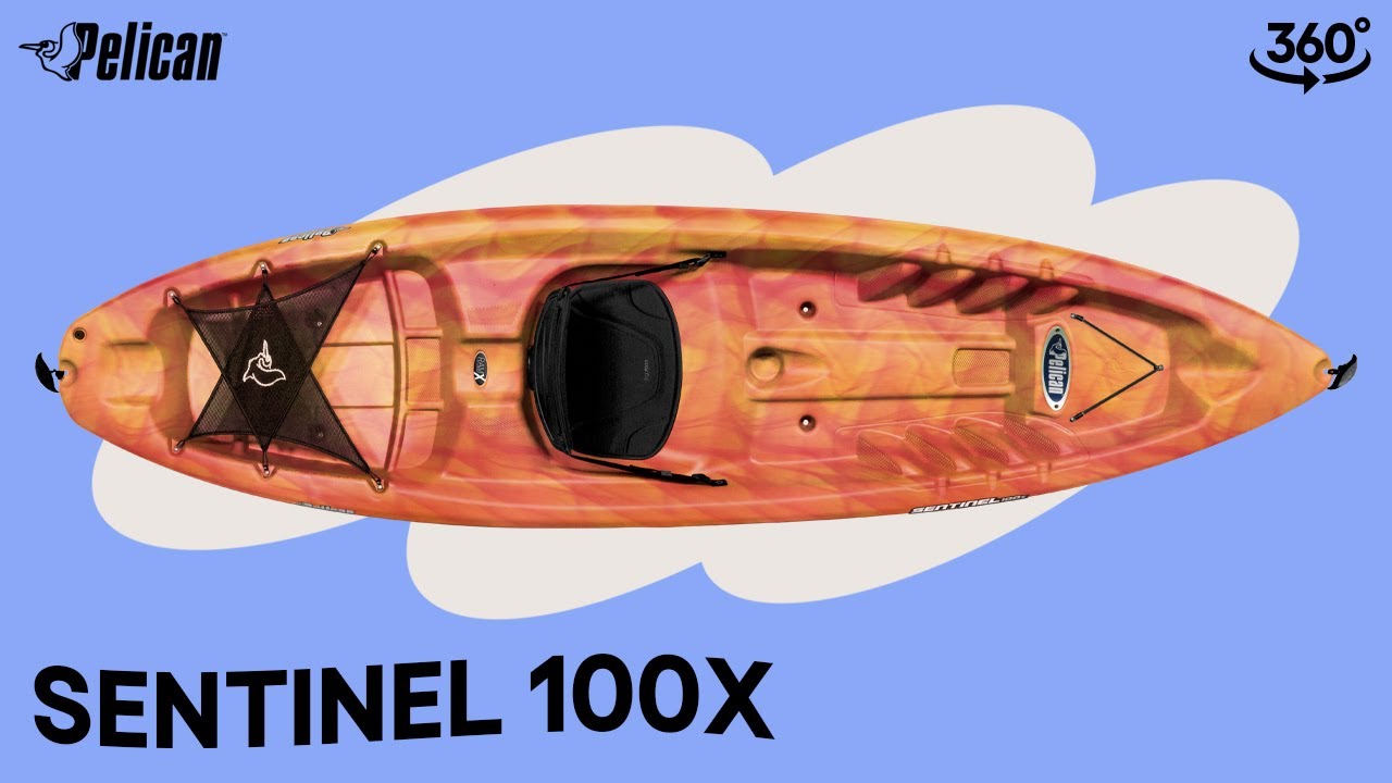 PELICAN | SENTINEL 100X Recreational Kayak Walkthrough - YouTube